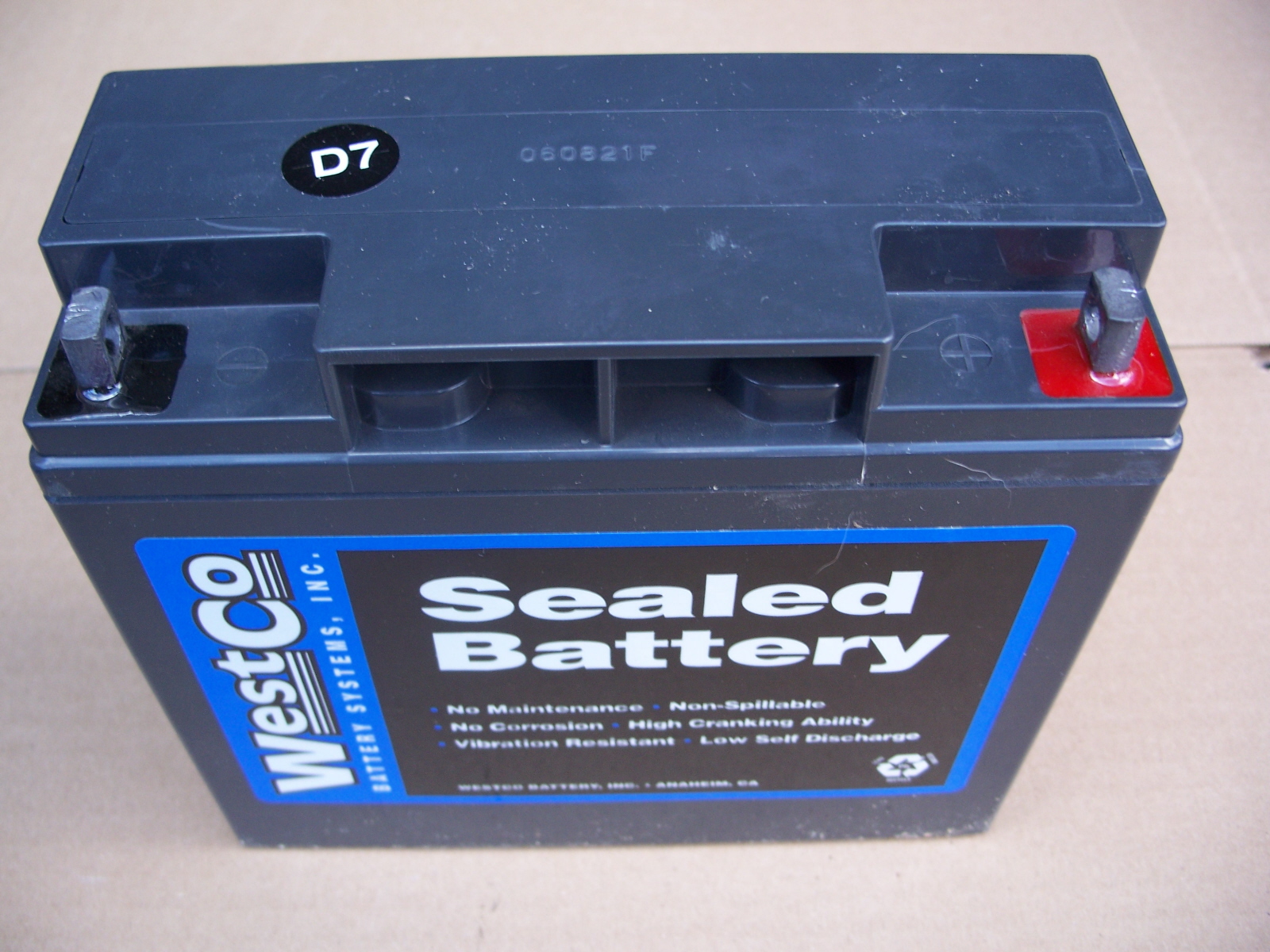 Westco AGM Sealed Battery, 12V/20AH For R850/1100/1150 & R1200C (All ...