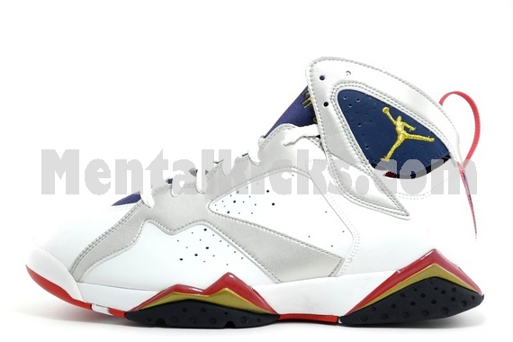 Mentalkicks.com - nike air jordan 7 retro 2004 - Olympic - white ...