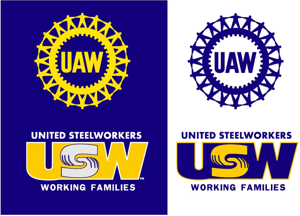USW OR UAW or TEAMSTER Embroidered Hoodie