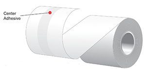 3.125" x 160' MAXStick Liner-free Repositionable Paper Label (1/Roll)