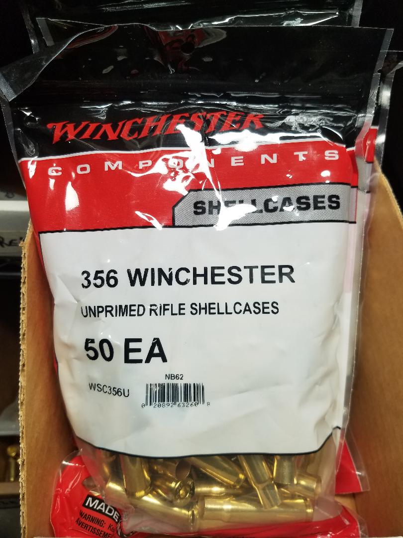 .356 Win. Brass, Win., 50 pc., New Unfired