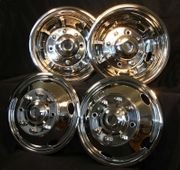 1999-2002 FORD F450-F550-E550 19.5 8 LUG WHEEL SIMULATORS FULL SET