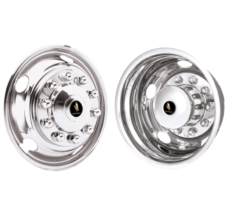 FORD F650 19.5" 10 LUG Wheel Simulators AIR BRAKE