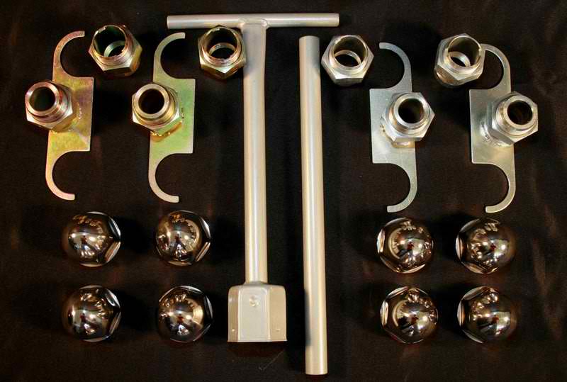 HINO 16" 6 LUG WHEEL SIMULATORS SET