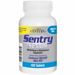 21st Century HealthCare, Sentry Senior Men's 50+, Multivitamin ...
