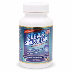 Clear Products, Clear Sinus & Ear, 60 Capsules - AmeriLifeVitamin.com