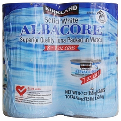 Kirkland Signature, Solid White Albacore, Superior Quality Tuna in ...