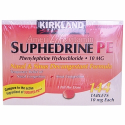 Kirkland Signature, Suphedrine PE, Nasal & Sinus Decongestant Formula ...