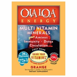 Ola Loa, Energy Drink Orange Powder, 30 Packs - AmeriLifeVitamin.com