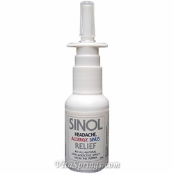 Sinol, Allergy Relief Nasal Spray, 15 ml - AmeriLifeVitamin.com