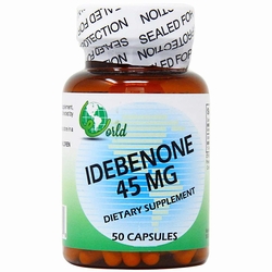 World Organic, Idebenone 45mg, 50 Capsules - AmeriLifeVitamin.com