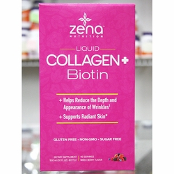 Zena Nutrition, Liquid Collagen + Biotin, 900 ml (30 oz ...