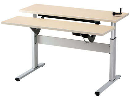 Bi Level Computer Workstation Desk Level 3Plus Dual Surface