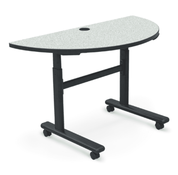 Mooreco Height Adjustable Sit/Stand Flipper Tables (28.5″ to 45″)
