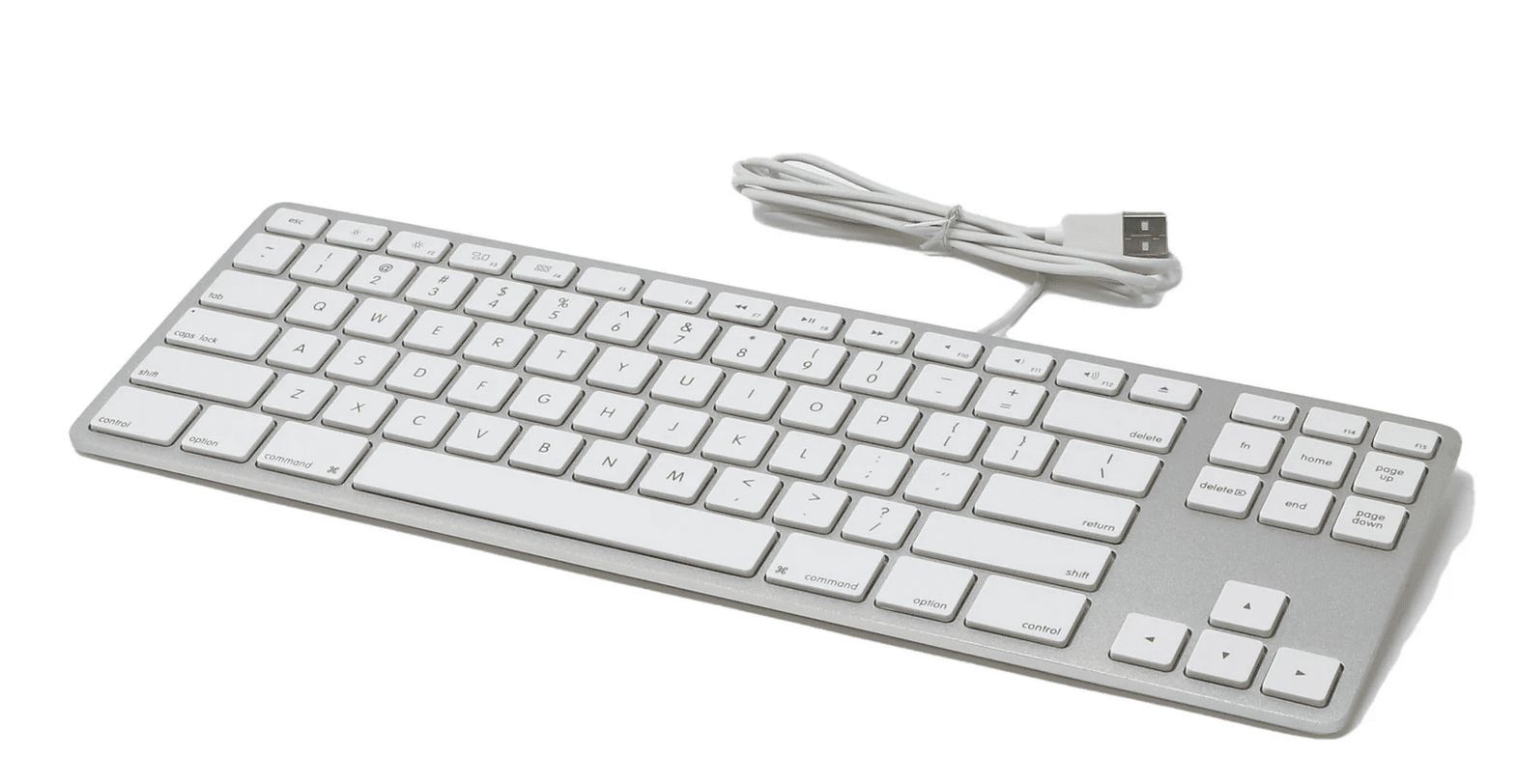 Wired Aluminum Tenkeyless Keyboard for Mac