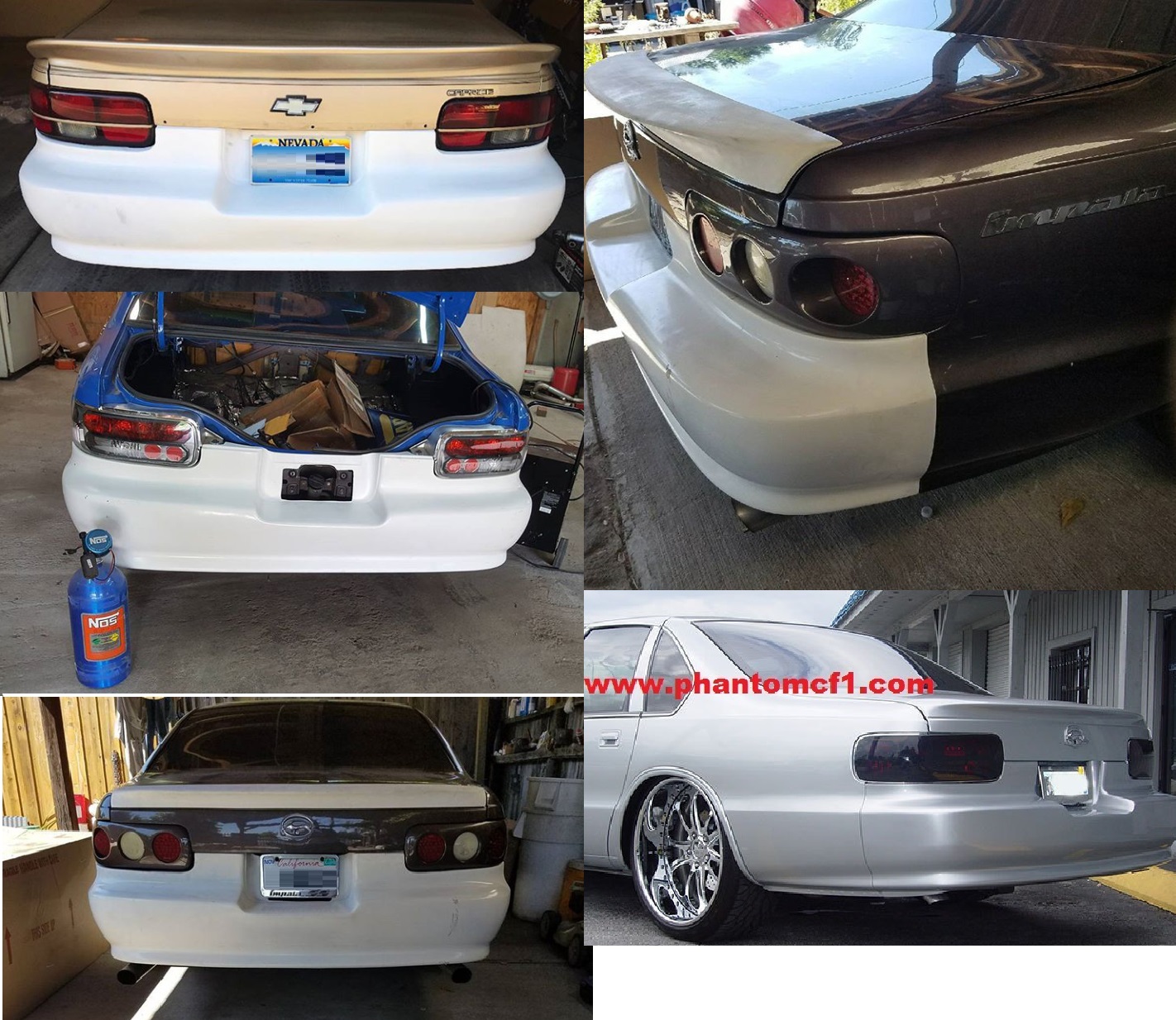 Functional Ram Air Hood: Impala & Caprice Store