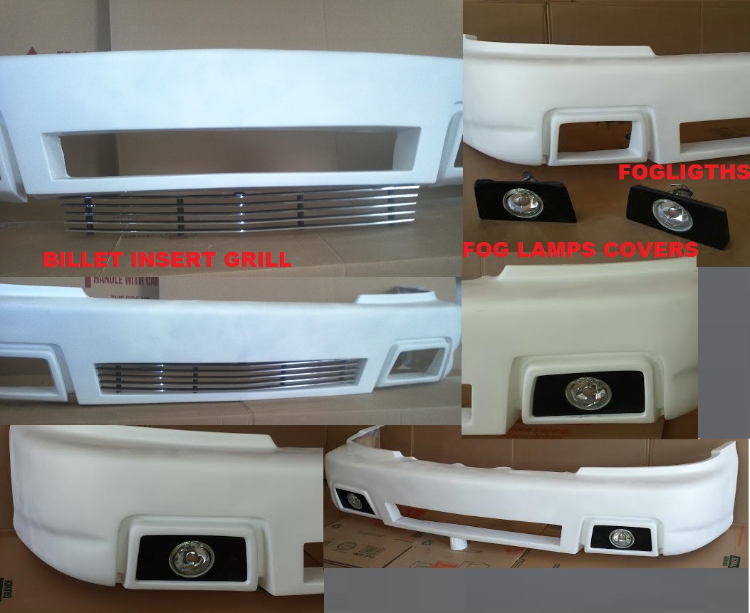 CHEVY CAPRICE IMPALA 91 92 93 94 95 96 SS FRONT BUMPER WITH FOGLAMPS ...
