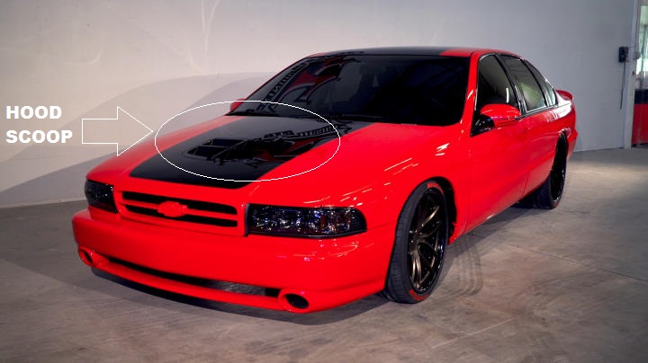 CHEVY CAPRICE IMPALA 91 92 93 94 95 96 X1 FRONT BUMPER WITH ZL1 HOOD ...