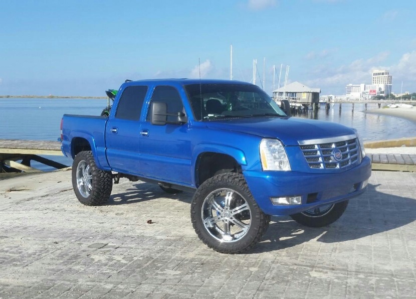 CHEVY SILVERADO 99 00 01 02 03 04 05 06 CONVERSION CADILLAC ESCALADE ...