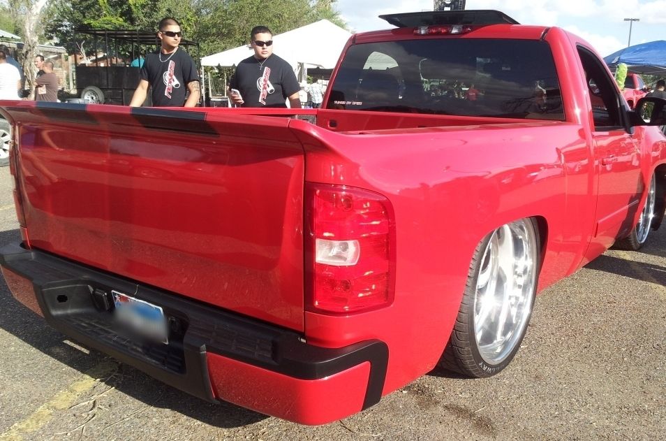 Chevy silverado Gmc Sierra RST Regency wing spoiler Tailgate
