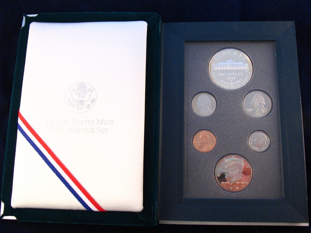 1997 US Mint Silver Prestige Proof Set