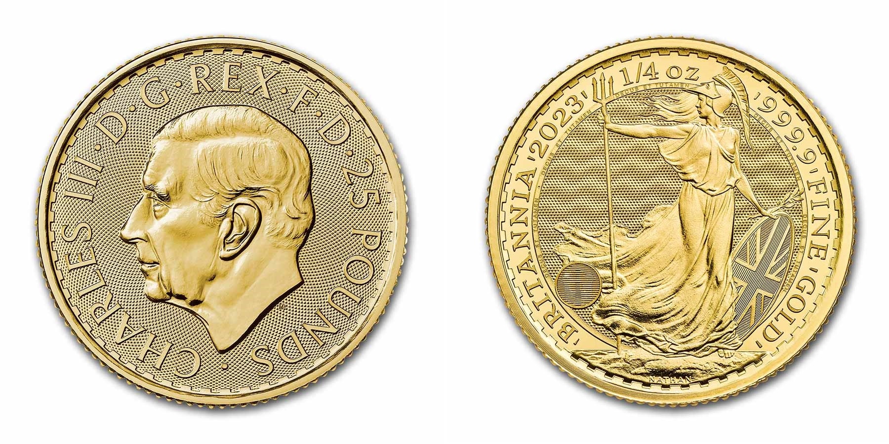 Great Britain Gold Britannia 25 1 4 Troy Oz