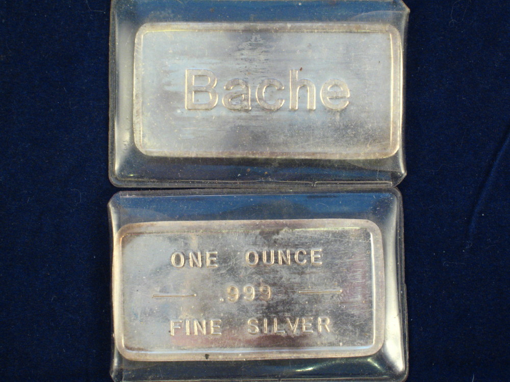 Bache Securities Silver Bar 1 Troy oz