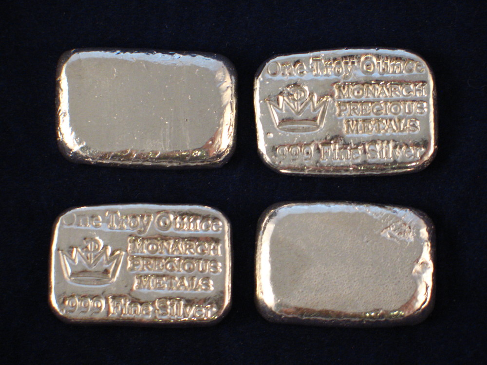 Monarch Precious Metals Silver Bar 1 Troy oz