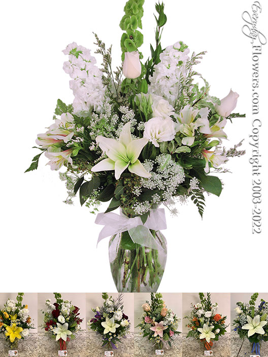 Ivory Garden Sympathy Flowers for Delivery by Everyday Flowers