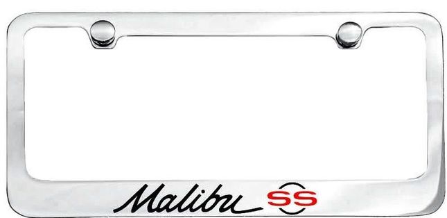 1964 1965 Malibu SS Engraved License Plate Frame