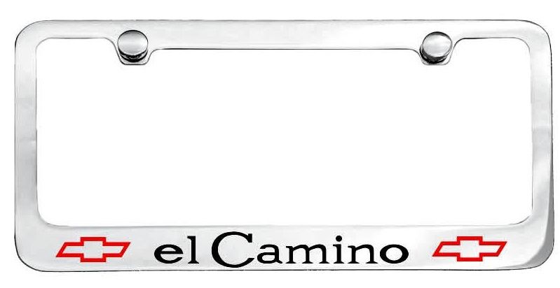 1968-1969 Chevrolet El Camino Engraved License Plate Frame