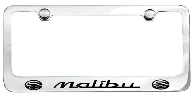 1997-2005 Malibu Engraved License Plate Frame