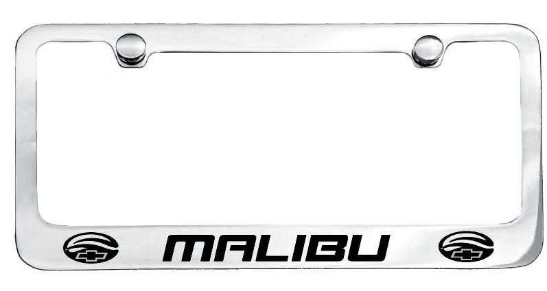 2006, 2007 Malibu Engraved License Plate Frame