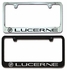 Buick Lucerne Engraved License Plate Frame