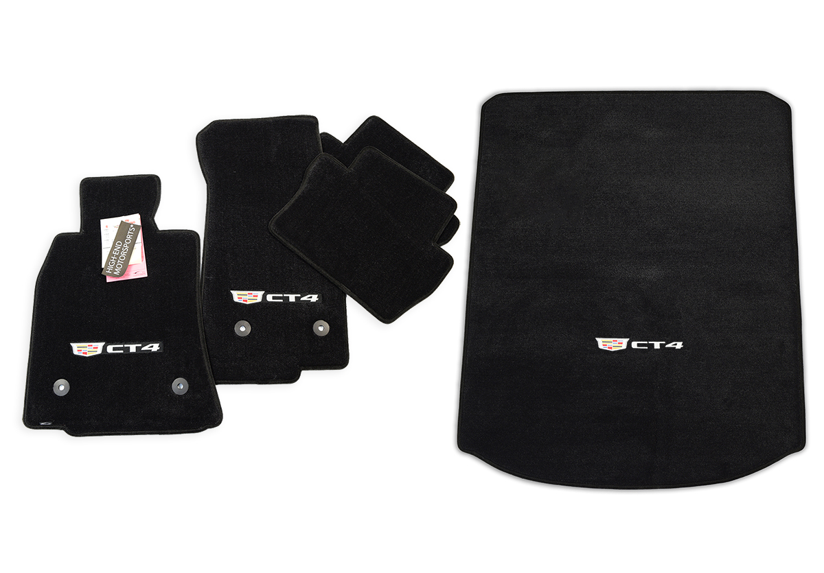 Cadillac CT4 CT4 V Floor Mats Trunk Mat Set Premium Upgrade
