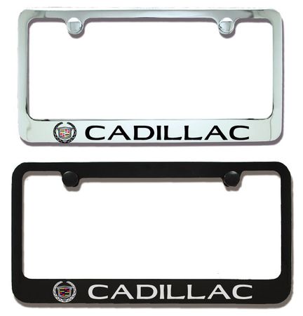 Cadillac Gothic Engraved License Plate Frame Classic