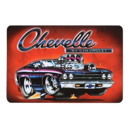 Chevelle By Chevrolet Tin Sign - Toolbox Magnet