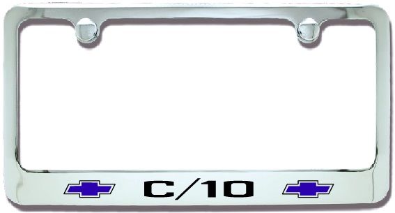 Chevrolet C/10 Custom Deluxe CST/10 Engraved License Plate Frame Custom ...