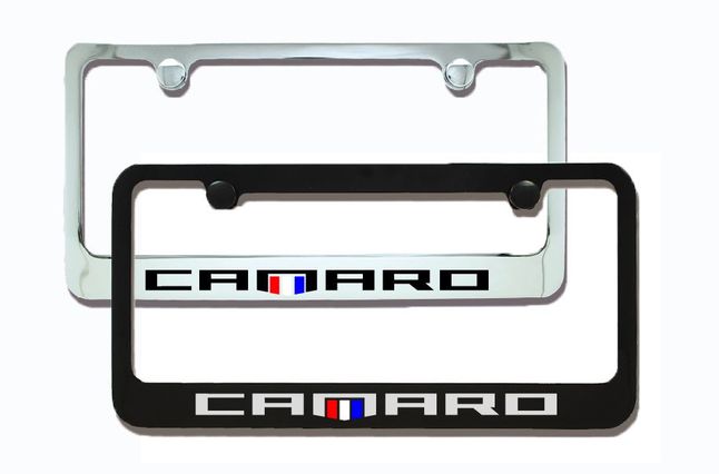 Chevrolet Camaro Heritage Engraved License Plate Frame