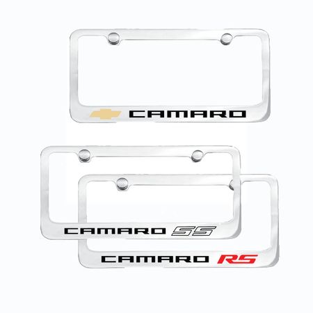 Chevrolet Camaro SS RS Engraved License Plate Frame