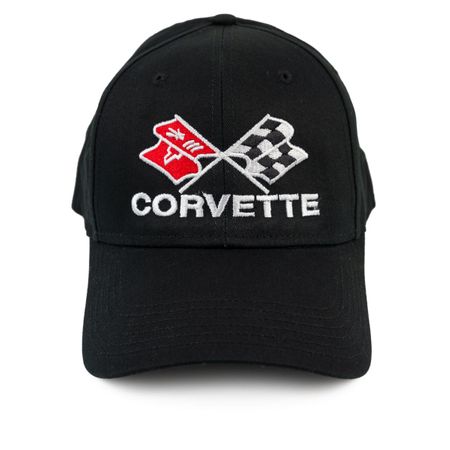 Chevrolet Corvette Classic Black Twill Hat