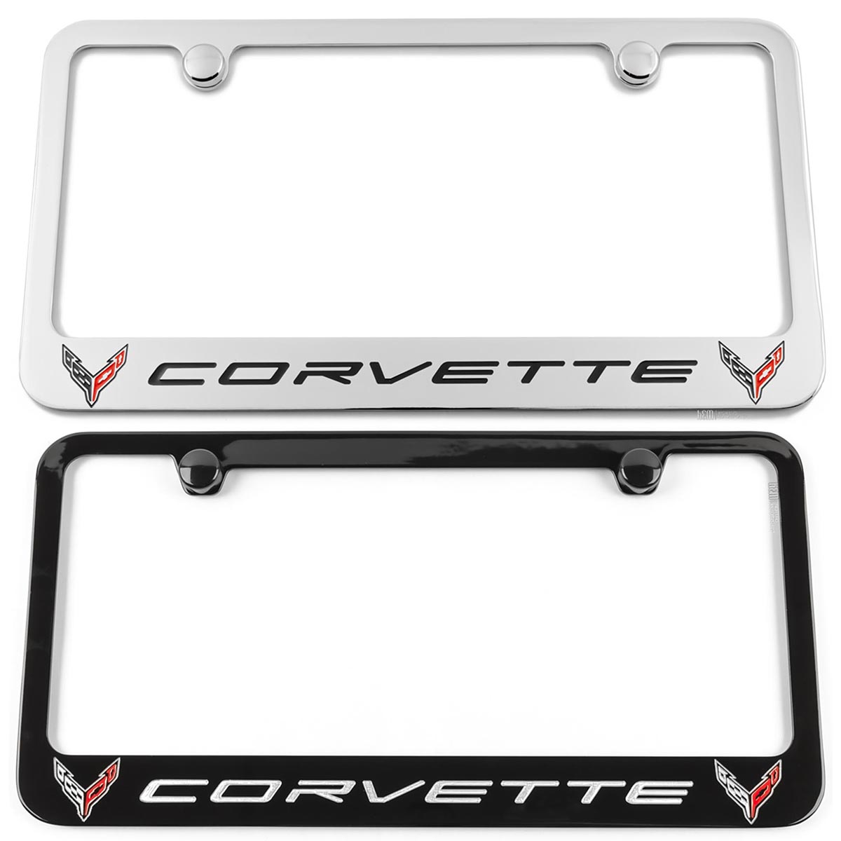 Chevrolet Corvette C8 Engraved License Plate Frame - Choose Colors