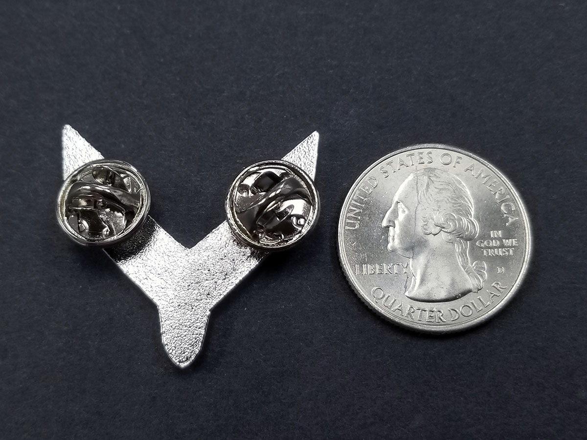 Chevrolet Corvette C8 Flag Lapel Pin