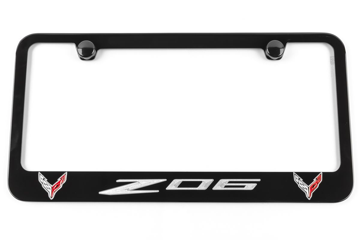 Chevrolet Corvette C8 Z06 Engraved License Plate Frame