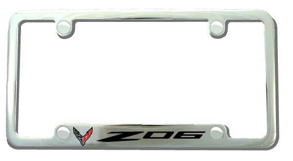 Chevrolet Corvette C8 Z06 Engraved License Plate Frame