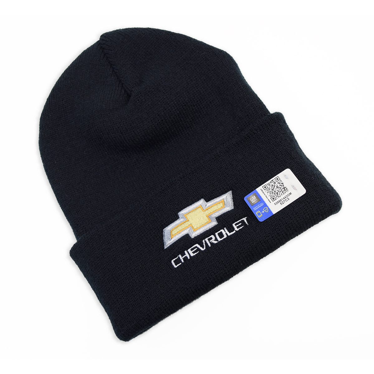 Chevrolet Gold Bowtie Knit Beanie Cap