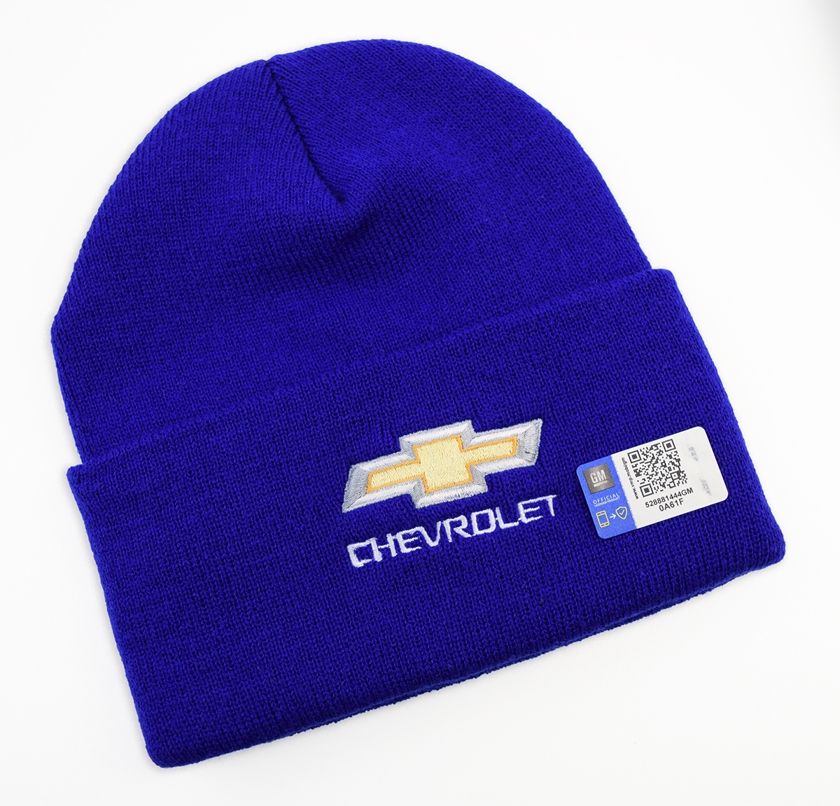 Chevrolet Gold Bowtie Knit Beanie Cap