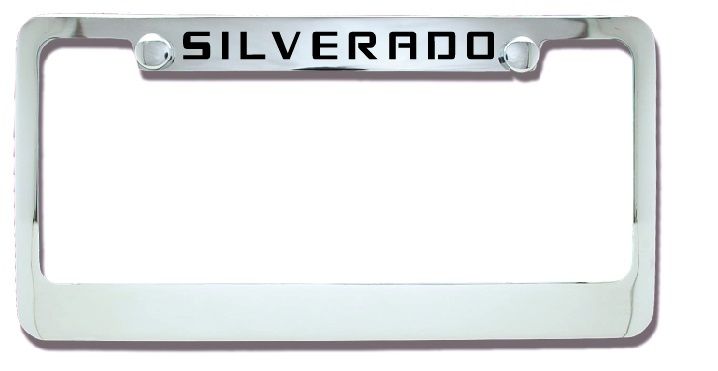Chevrolet Silverado Engraved License Plate Frame