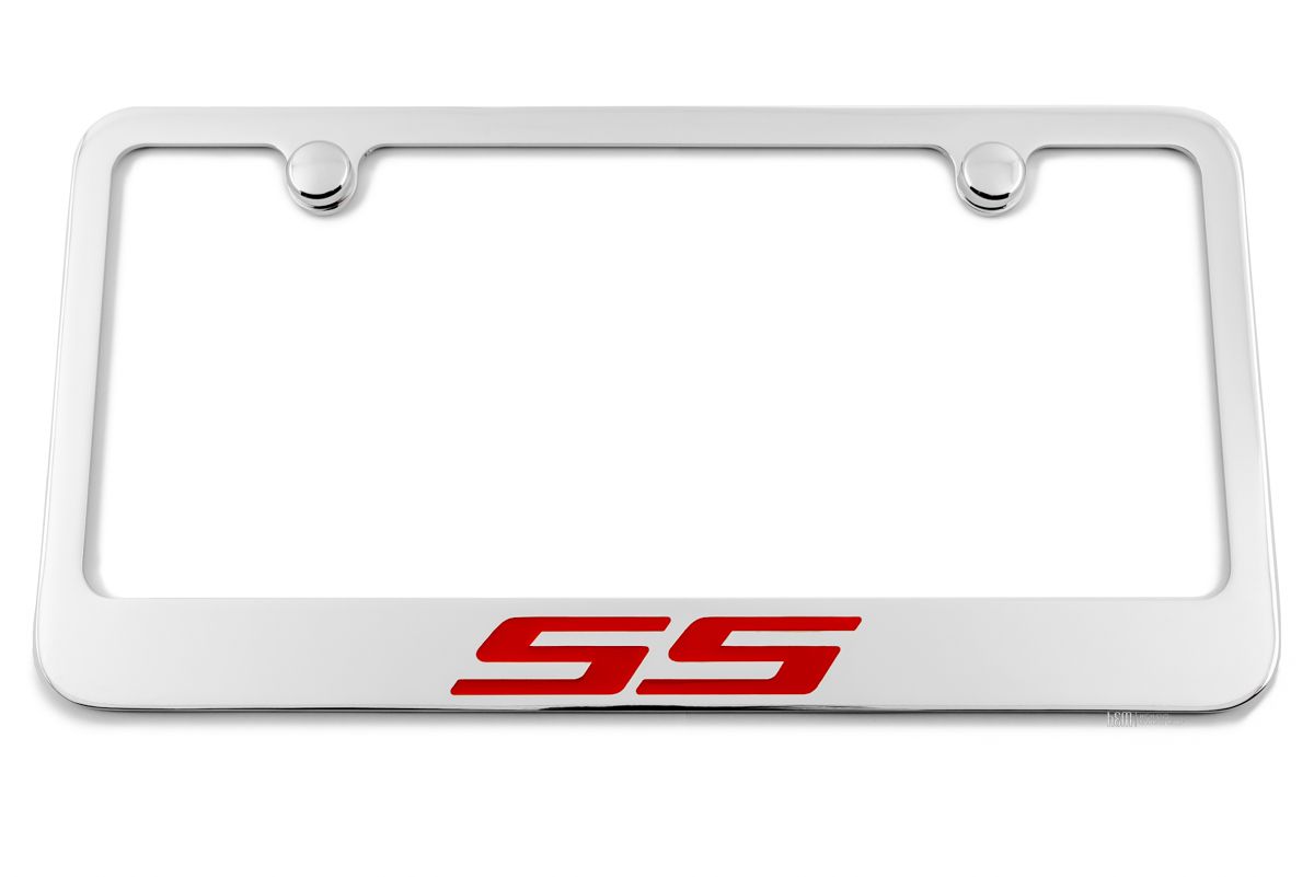 Chevrolet SS Engraved License Plate Frame