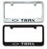 Chevrolet Trax Bowtie Engraved License Plate Frame